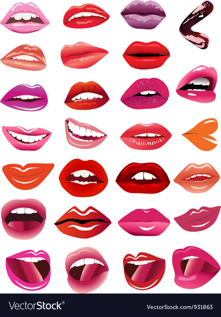 Lips Royalty Free Vector Image - VectorStock