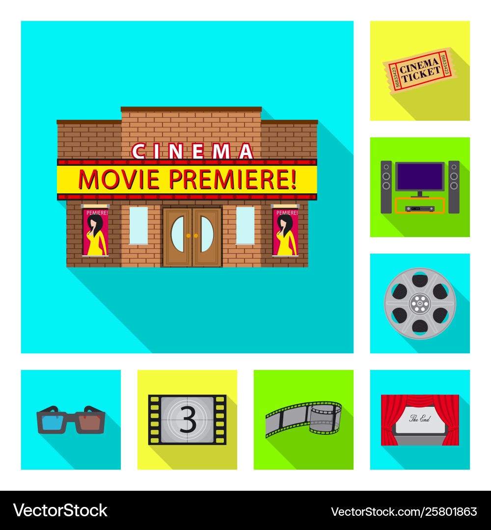 Television and filming sign Royalty Free Vector Image