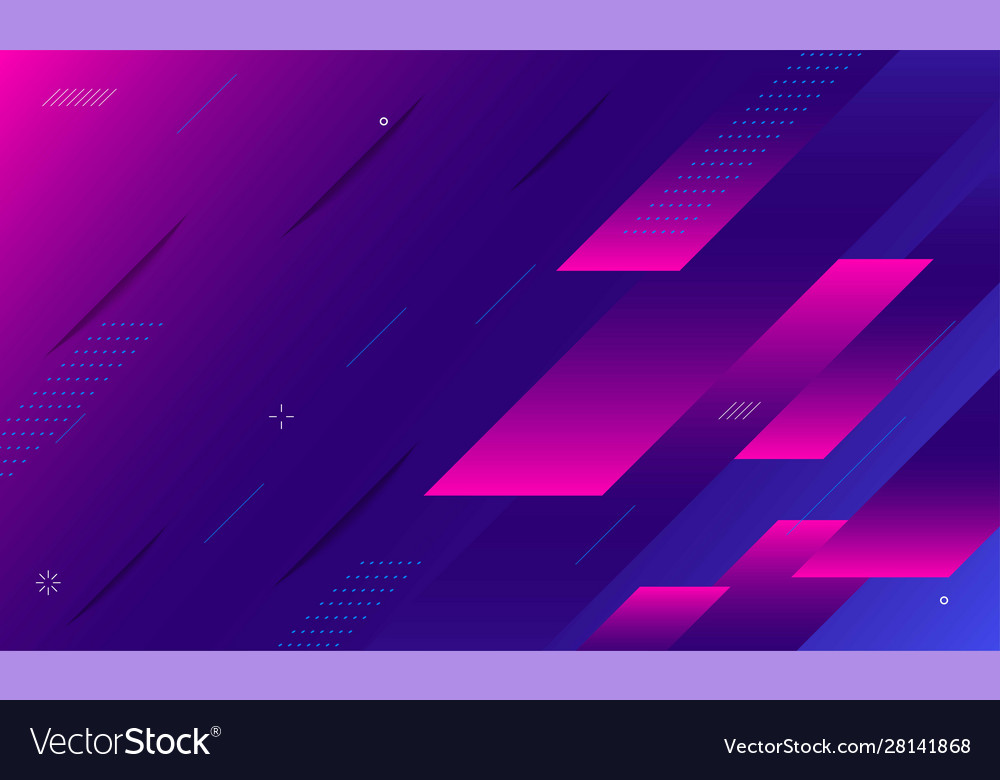 Futuristic gradient geometric shape background Vector Image