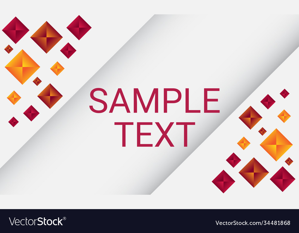 Modern and simple gradient geometric background Vector Image