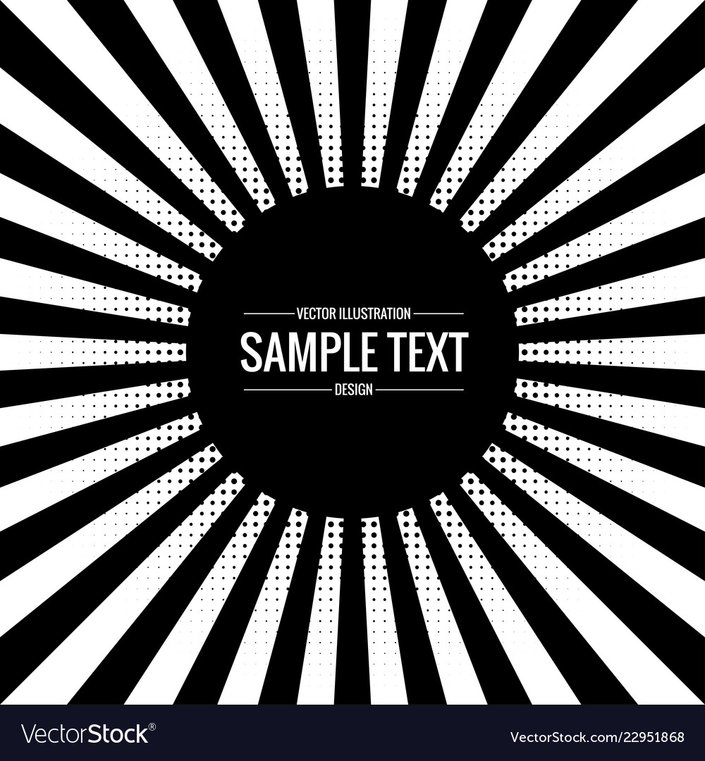 Sun sunburst pattern Royalty Free Vector Image