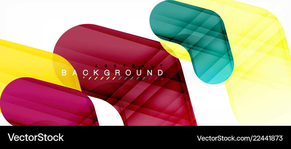 Colorful glossy arrows abstract background Vector Image