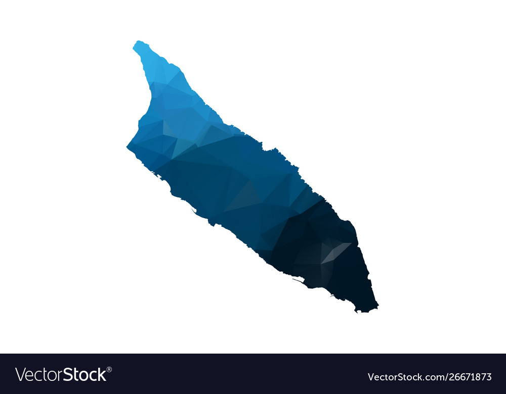 Map - blue geometric rumpled triangular low poly Vector Image Map - blue geometric rumpled triangular low poly Vector Image