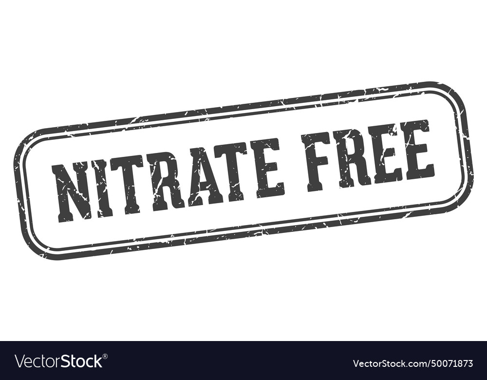 Nitrate free stamp rectangular Royalty Free Vector Image Nitrate free stamp rectangular Royalty Free Vector Image
