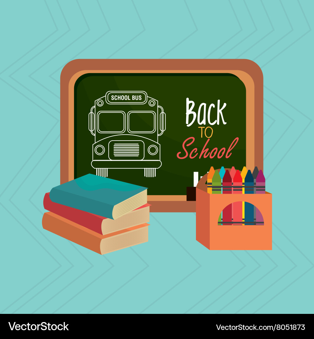 School supplies design Royalty Free Vector Image