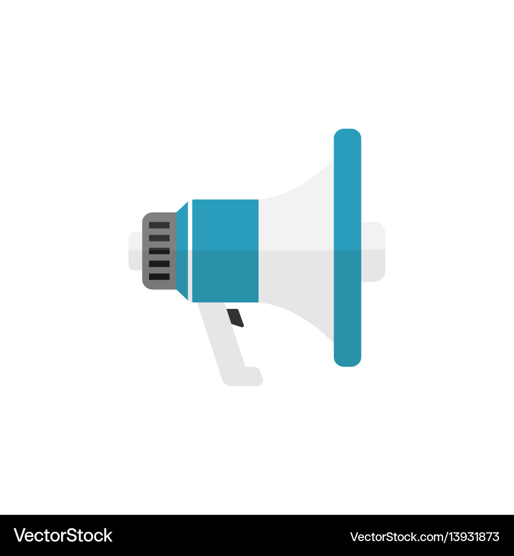 Viral marketing flat icon Royalty Free Vector Image