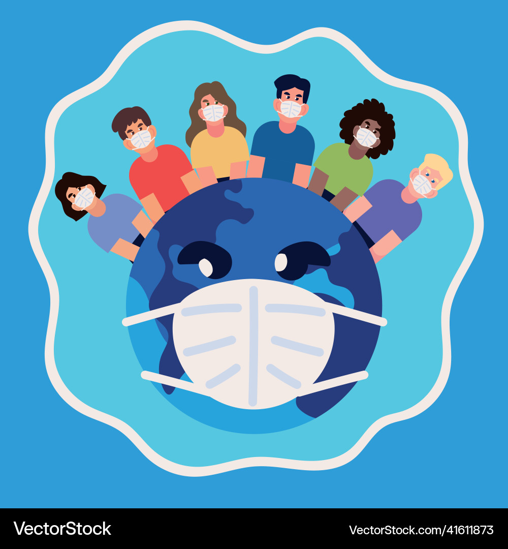 World pandemic disease Royalty Free Vector Image