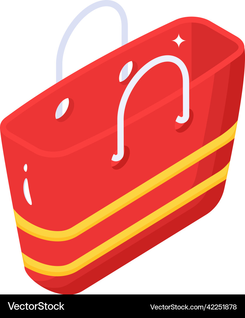 Beach bag Royalty Free Vector Image - VectorStock