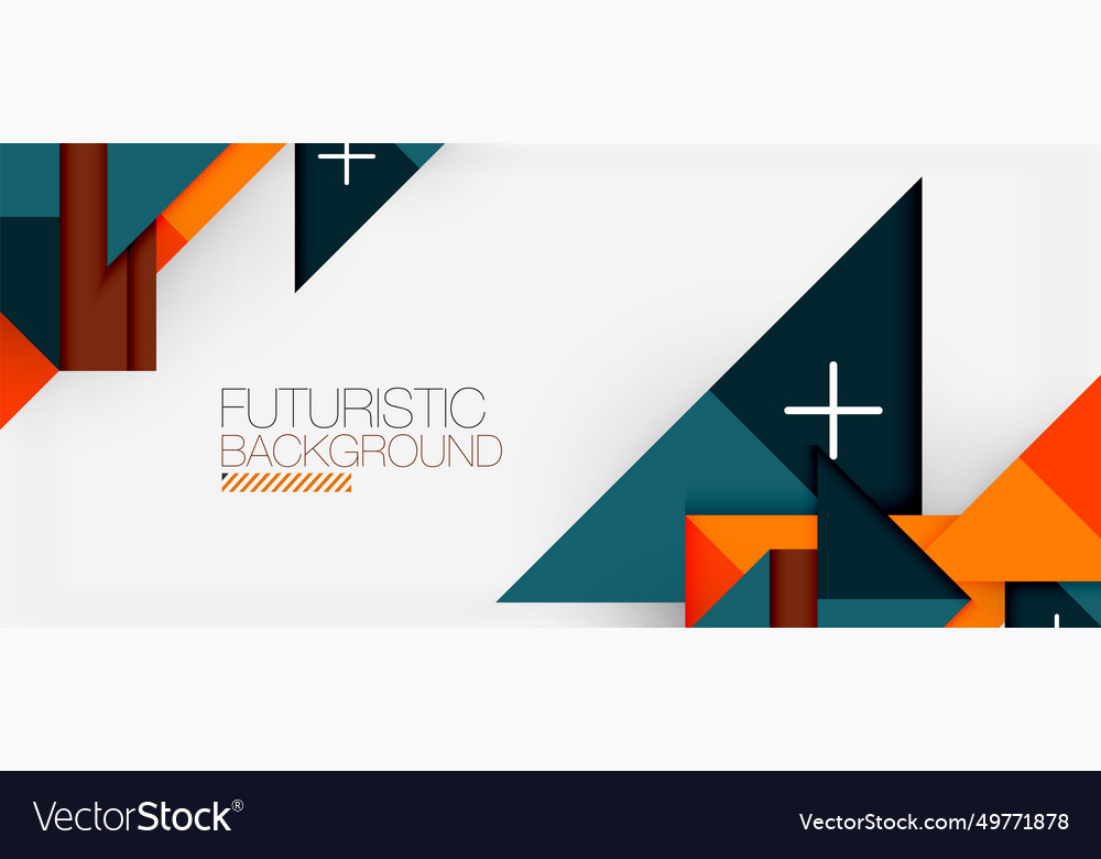 Triangle background for Royalty Free Vector Image