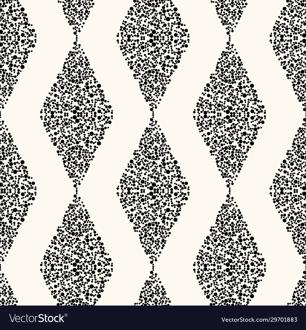 Seamless modern flat pattern with dotted Vector Image