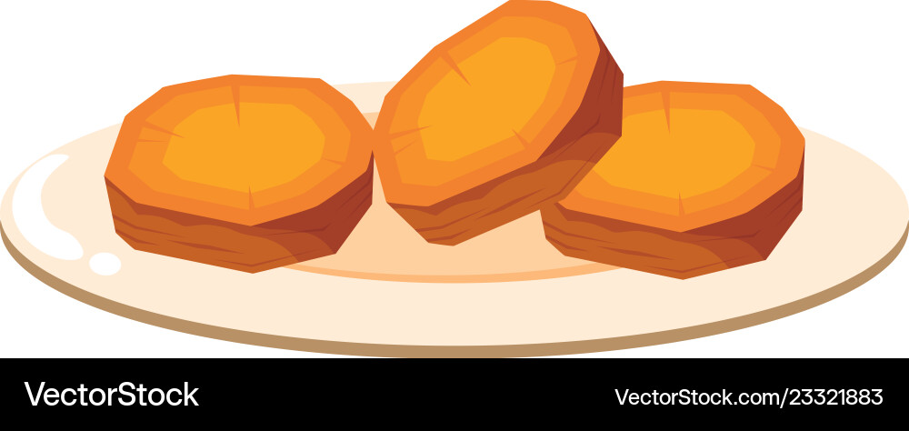 Sweet potatoes design Royalty Free Vector Image