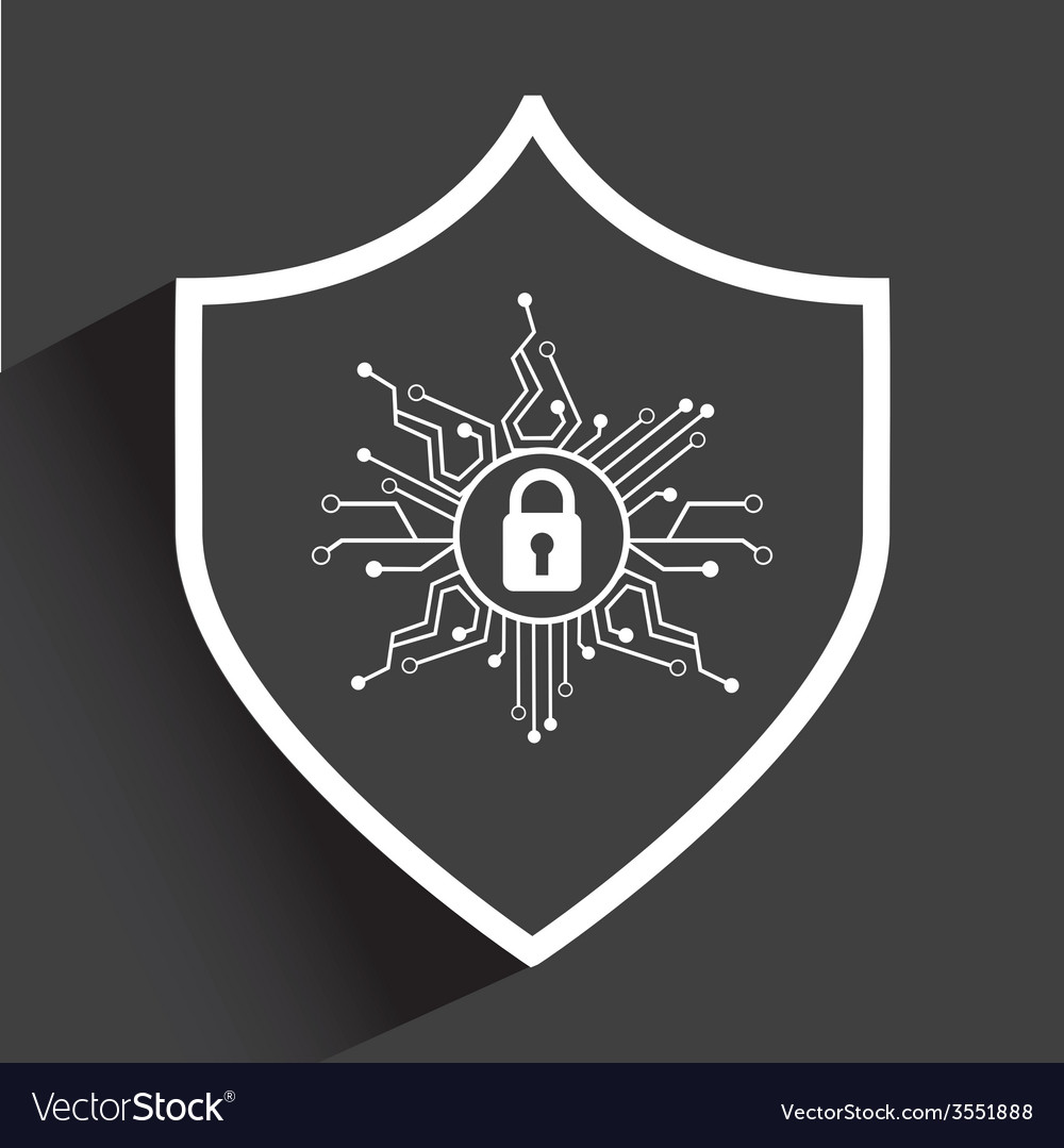 Computer security Royalty Free Vector Image - VectorStock