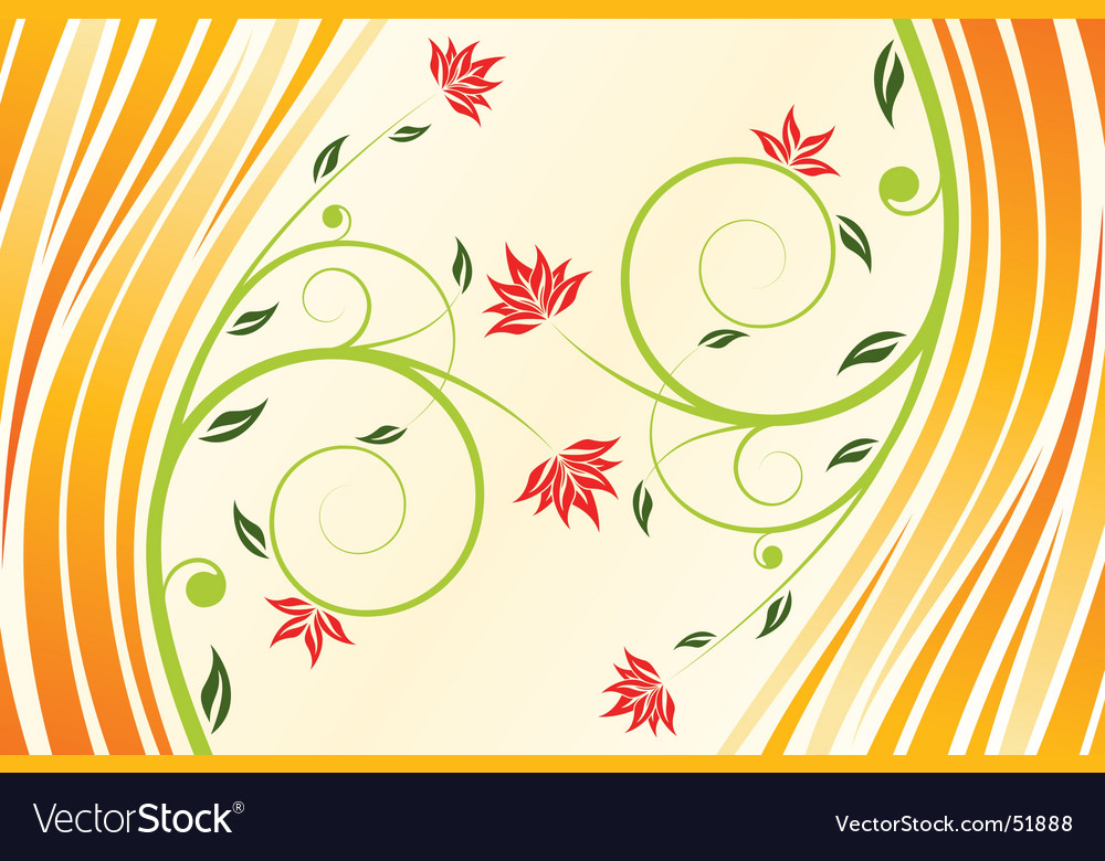 Floral vintage Royalty Free Vector Image - VectorStock