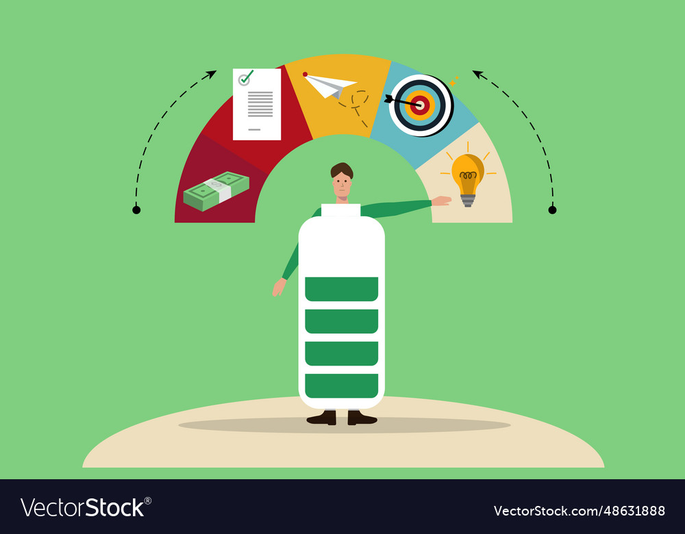 Multitasking or project management Royalty Free Vector Image