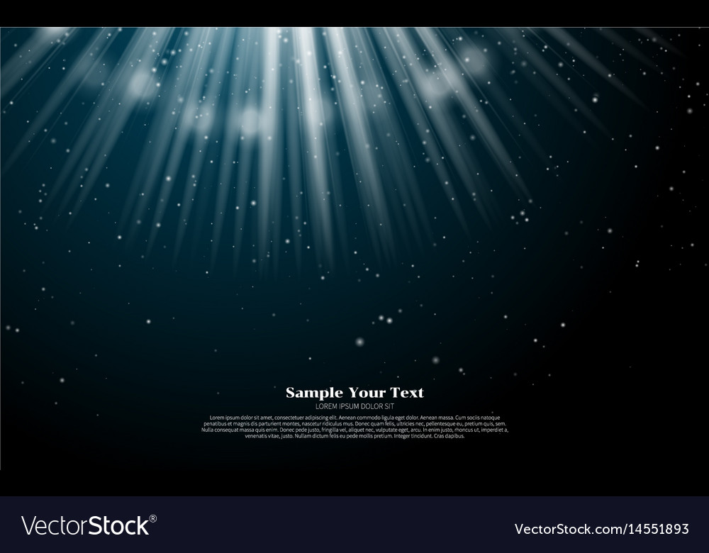 Magic light realistic design elements Royalty Free Vector