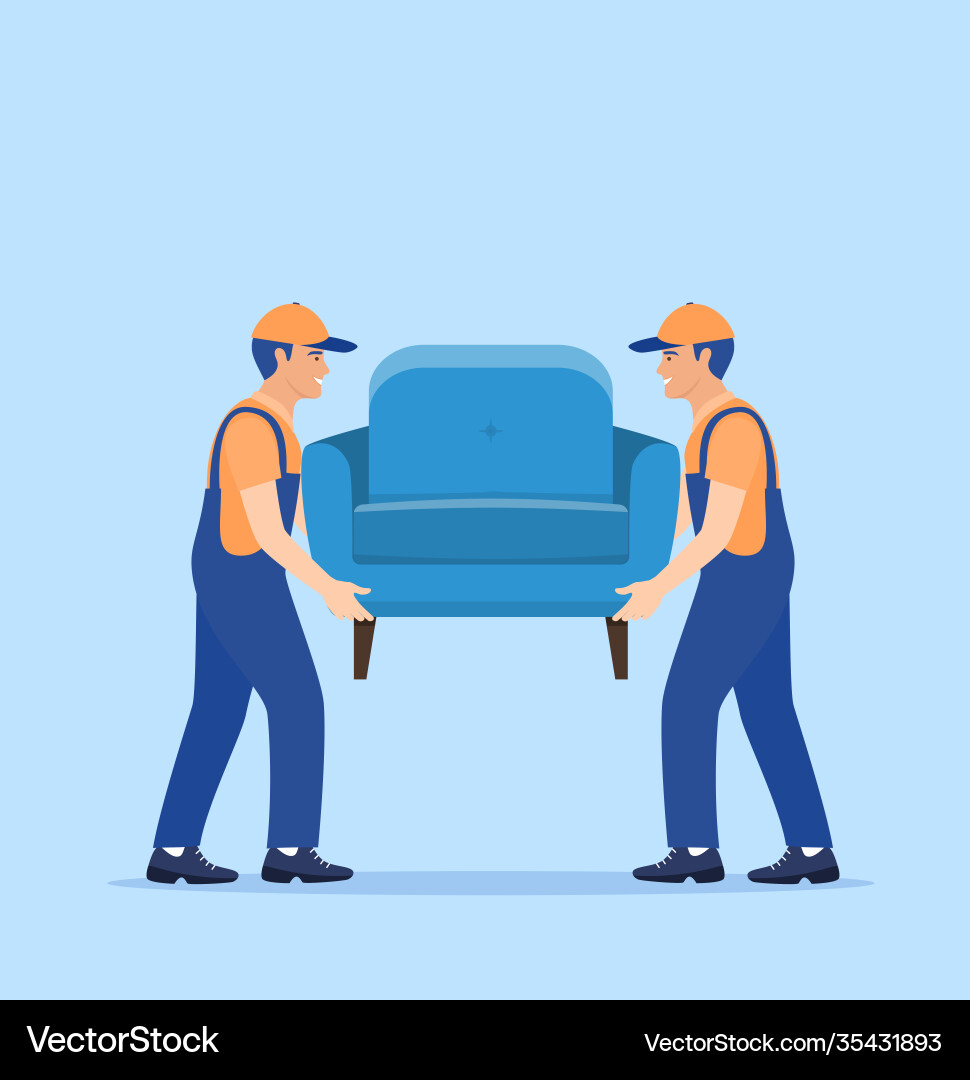 Moving service and delivery company Royalty Free Vector