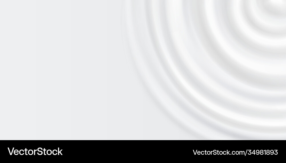 Wavy circular pulsation milk water splash from Vector Image