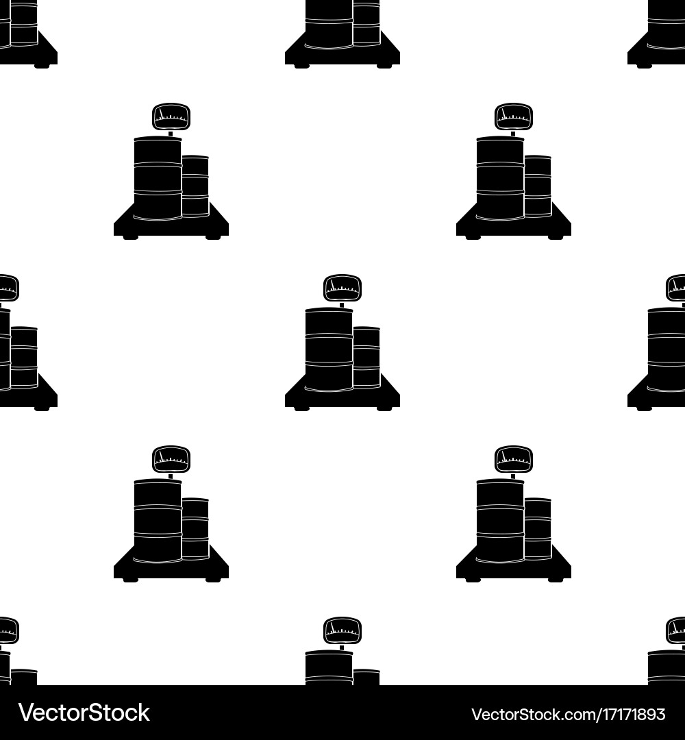 Weighing load on scales shipping and Royalty Free Vector
