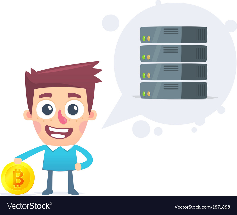 Bitcoin mining Royalty Free Vector Image - VectorStock Bitcoin mining Royalty Free Vector Image - VectorStock