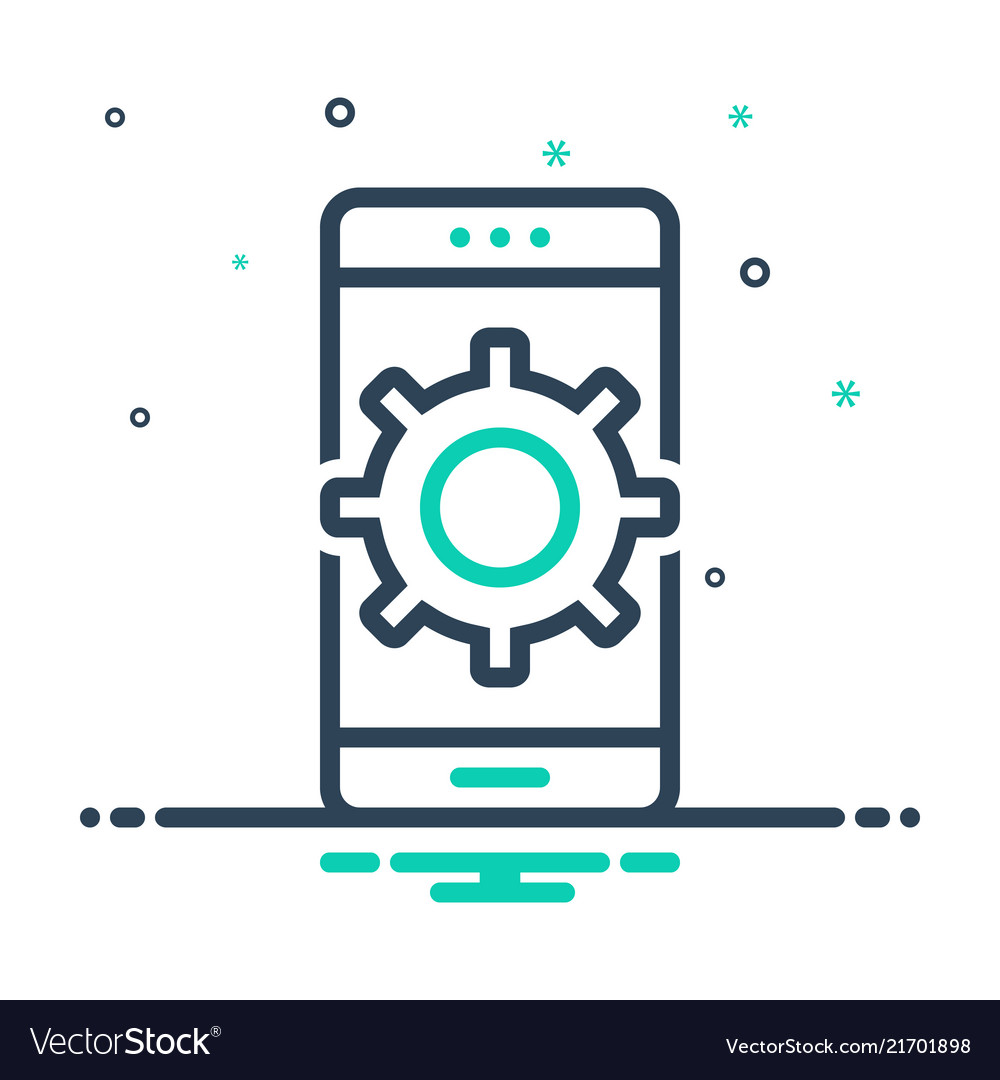 Customize app Royalty Free Vector Image - VectorStock