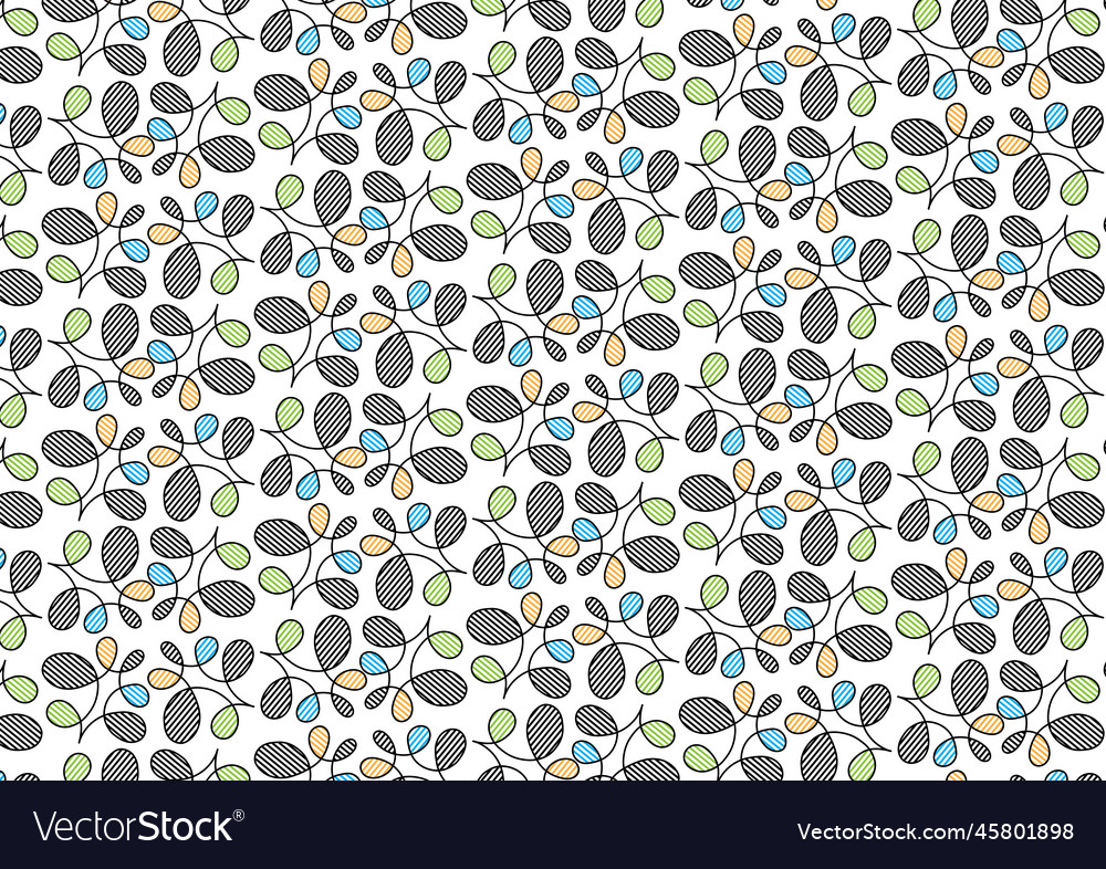 Pattern hand draw simple soft tangle line Vector Image