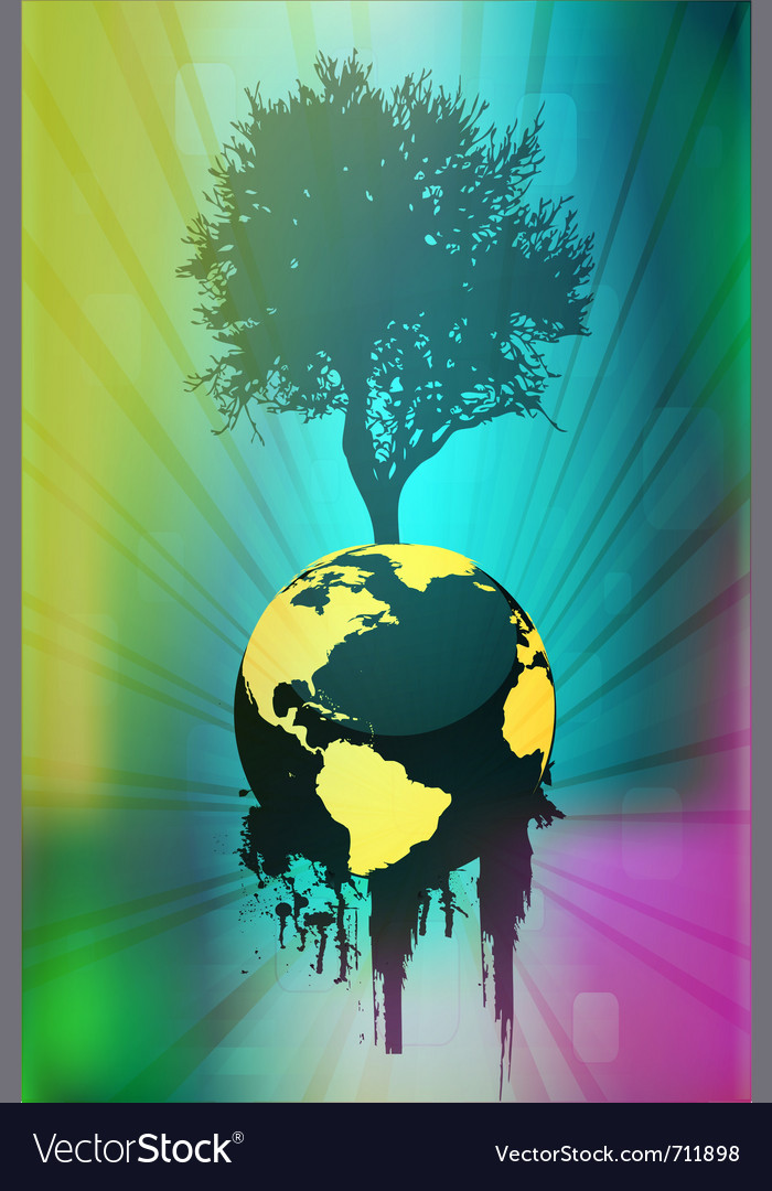 World tree Royalty Free Vector Image - VectorStock