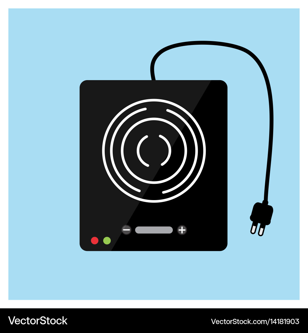 Electric stove Royalty Free Vector Image - VectorStock