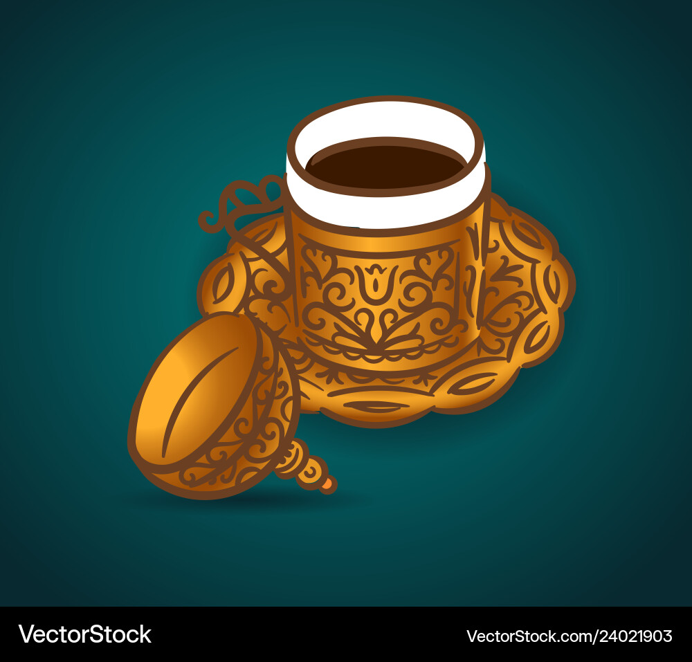 Hand drawn concept of turkish Royalty Free Vector Image