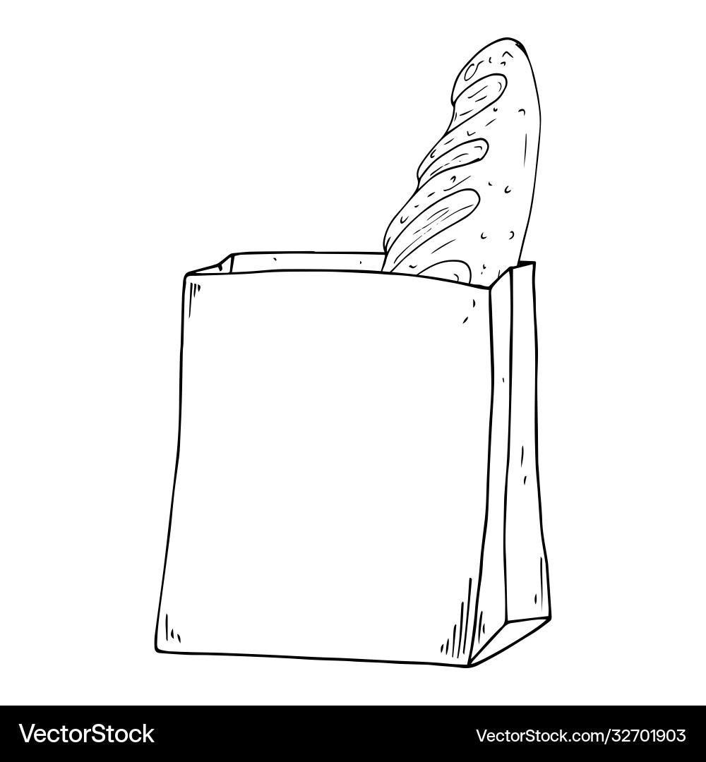Logo icon bread a loaf a bun bakery products Vector Image