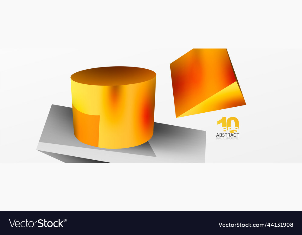 3d abstract background shapes triangle Royalty Free Vector