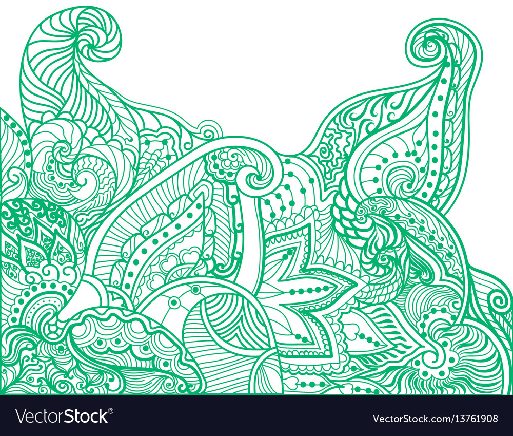Abstract doodles Royalty Free Vector Image - VectorStock