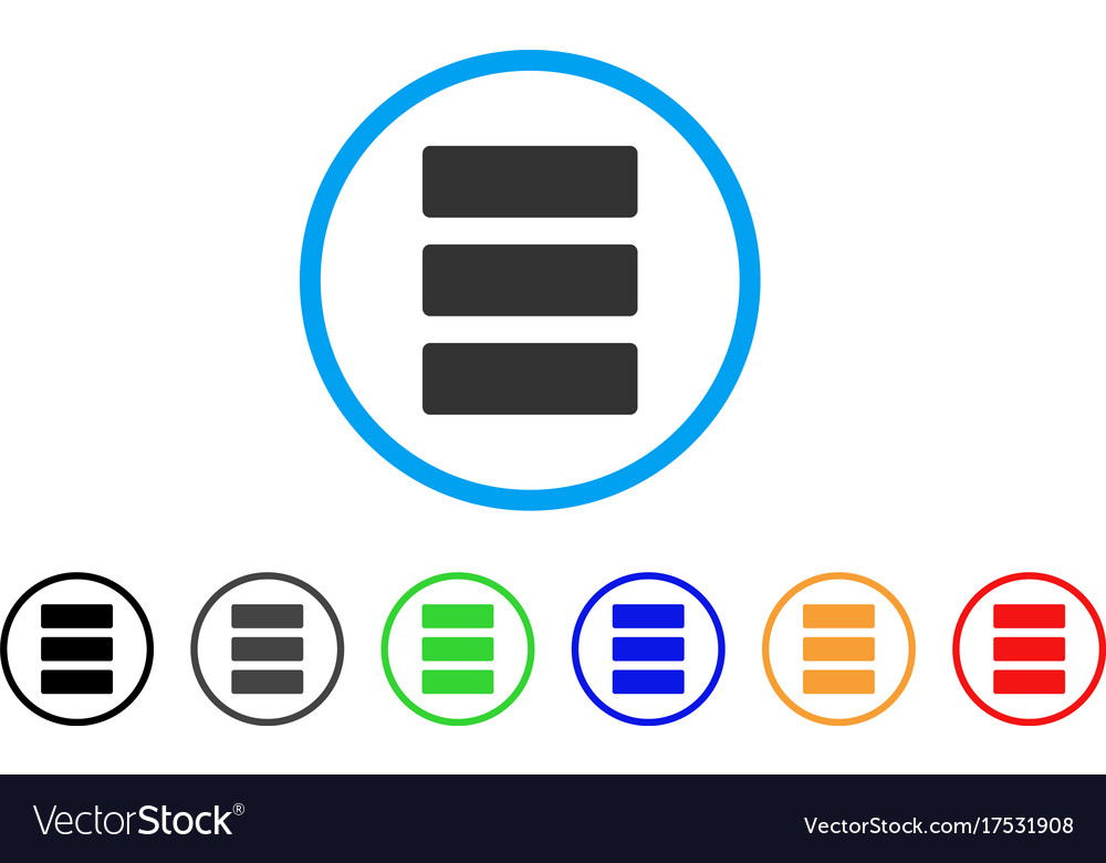 Database rounded icon Royalty Free Vector Image Database rounded icon Royalty Free Vector Image