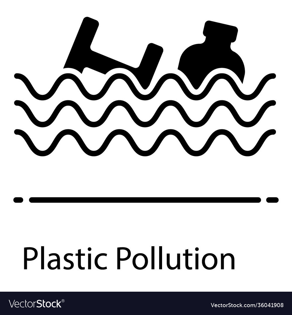 Plastic pollution Royalty Free Vector Image - VectorStock