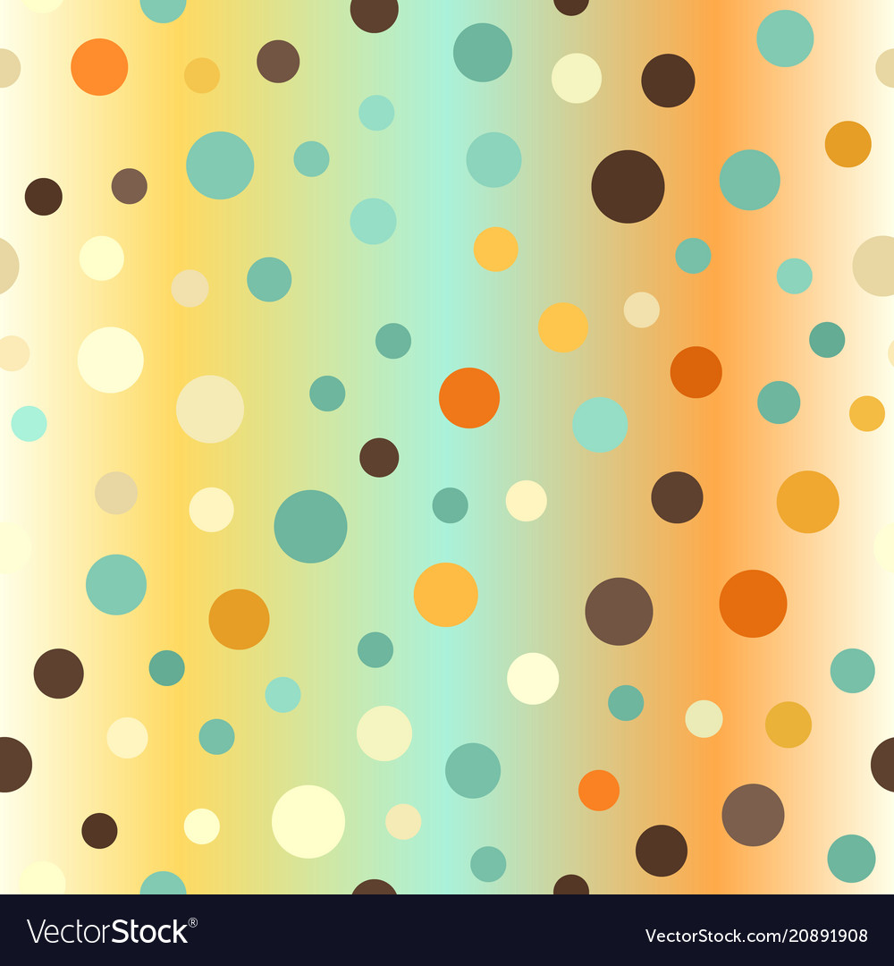 Polka dot pattern seamless Royalty Free Vector Image