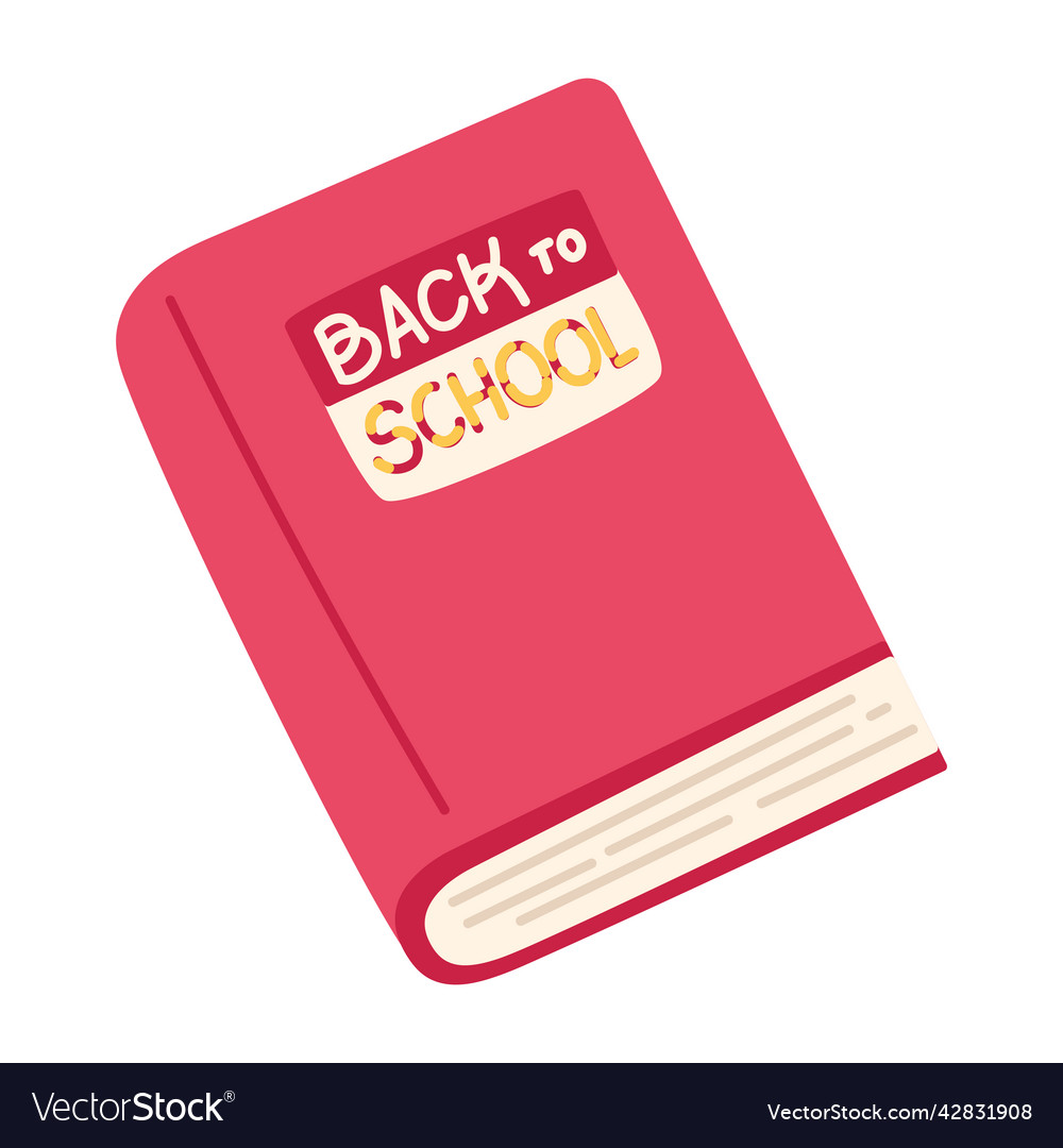 Red book design Royalty Free Vector Image - VectorStock