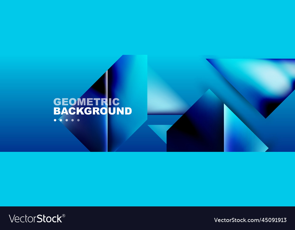 Abstract background with geometric elements Vector Image