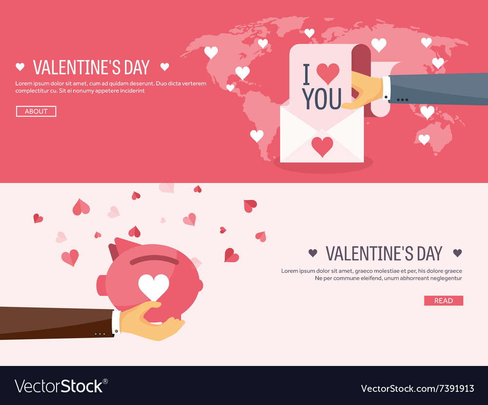 Flat background with envelope Royalty Free Vector Image