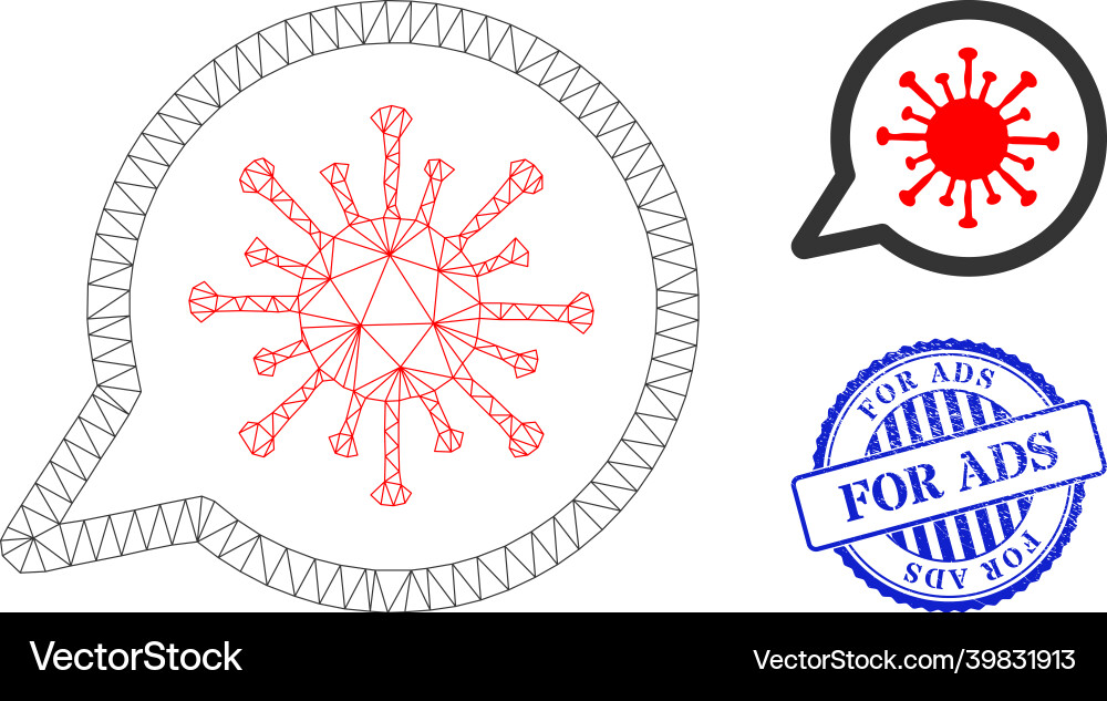 For ads scratched seal stamp and web carcass virus
