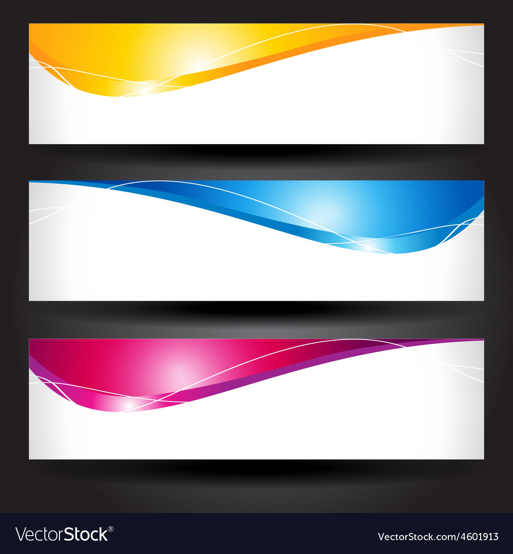 Header design Royalty Free Vector Image - VectorStock