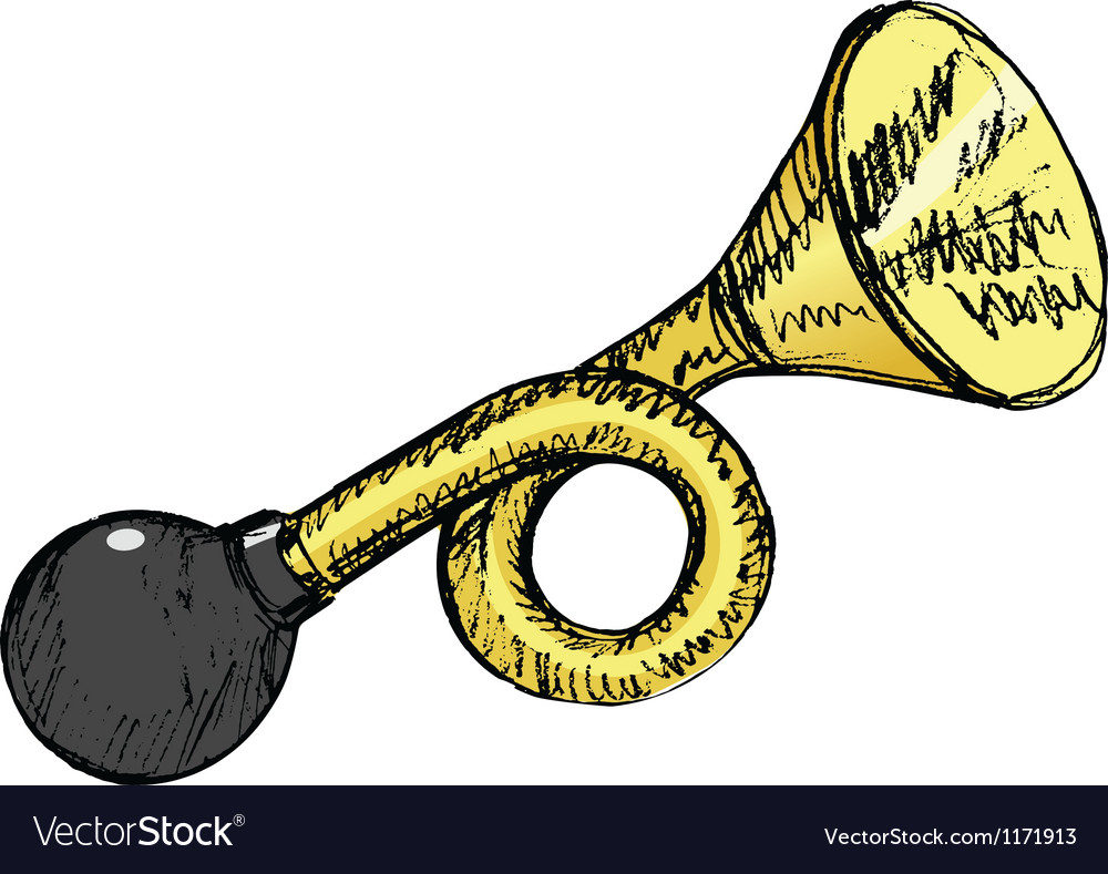 Klaxon Royalty Free Vector Image - VectorStock