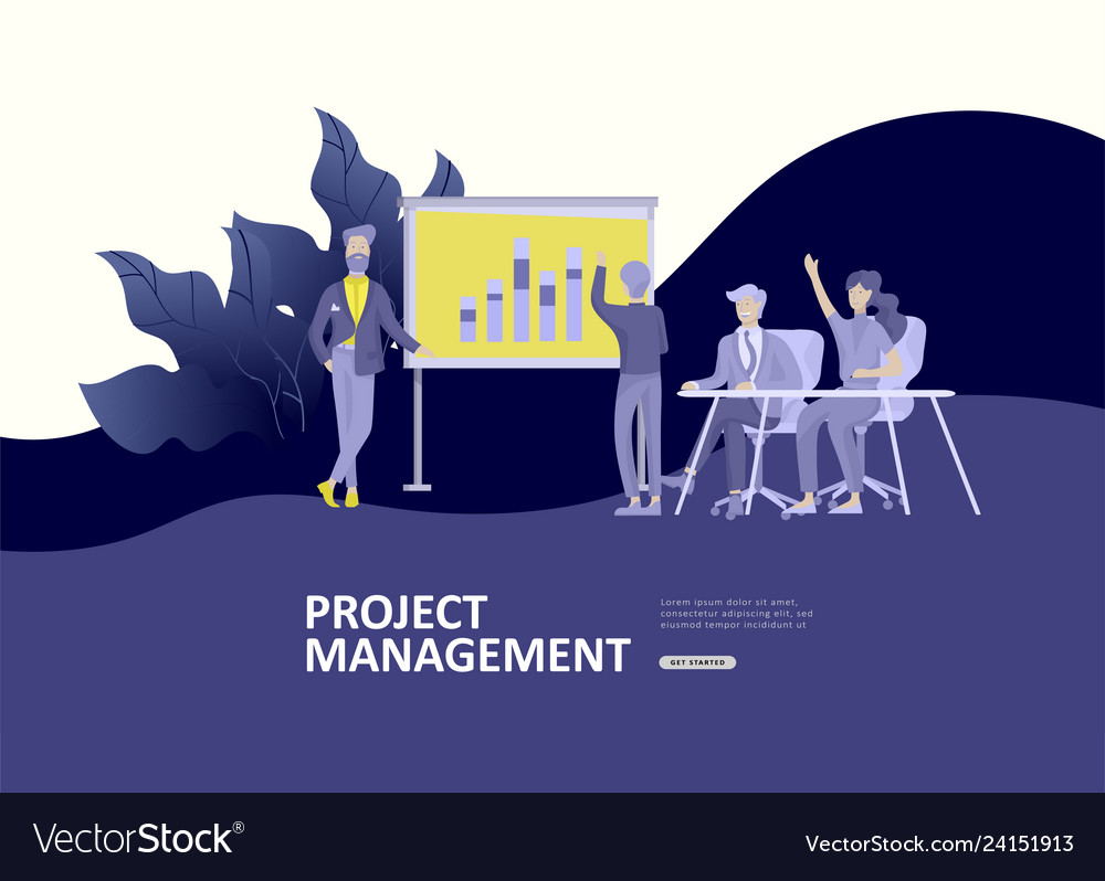 Set landing page template people develop business Vector Image Set landing page template people develop business Vector Image