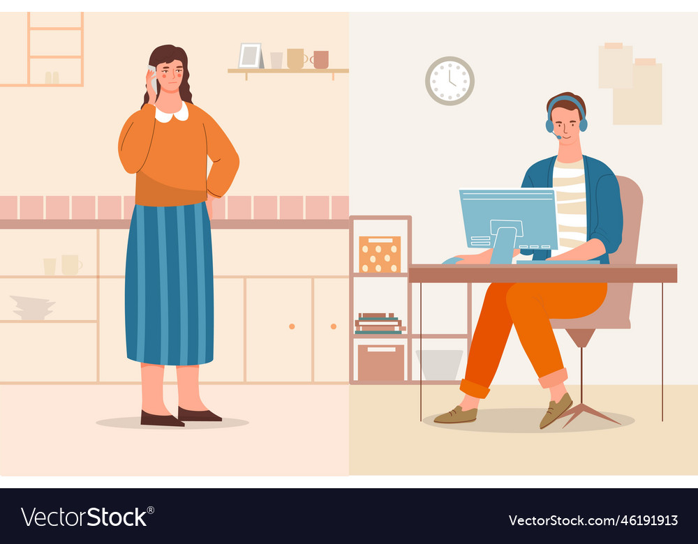 Technical support concept Royalty Free Vector Image