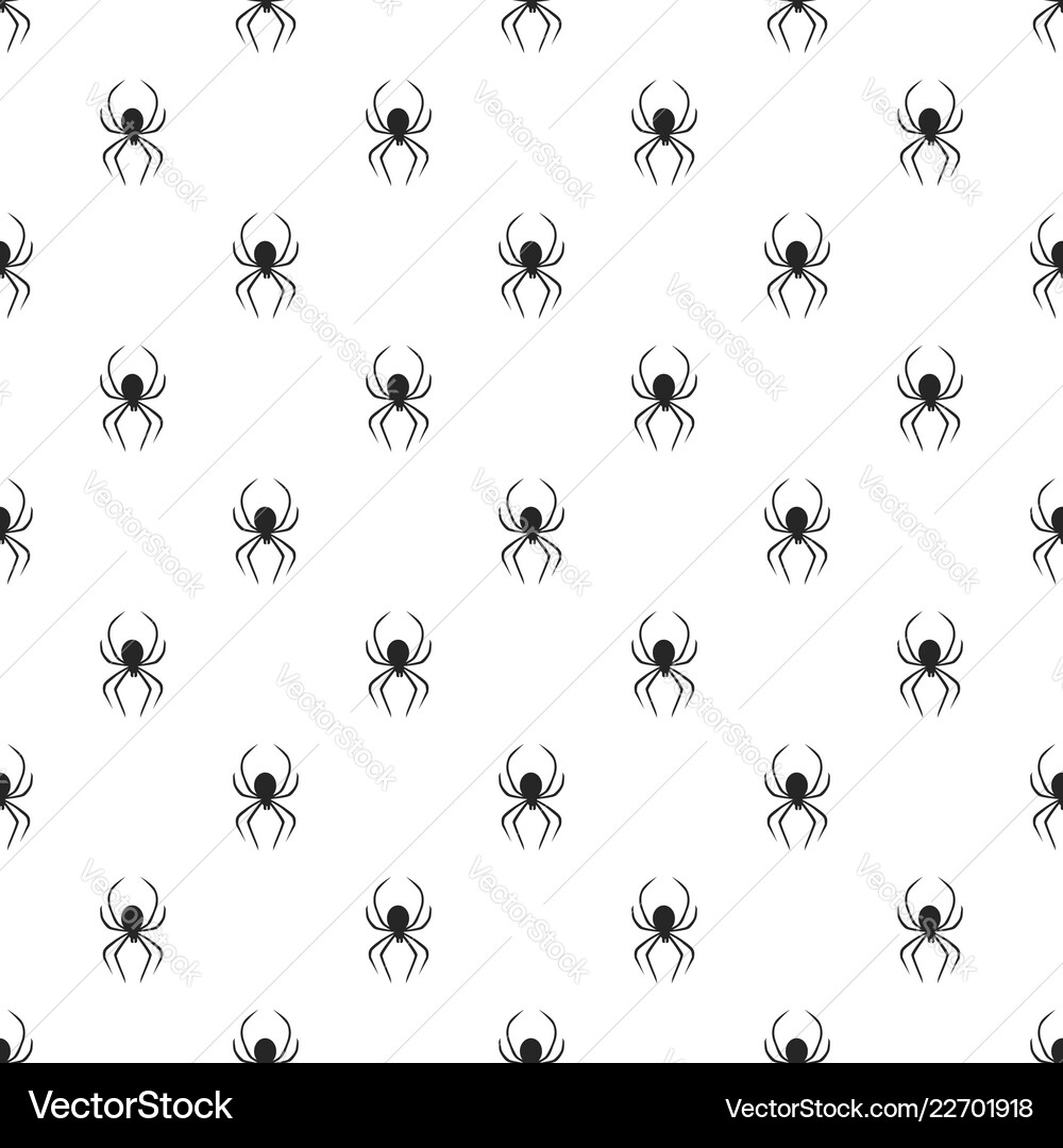 Death spider pattern seamless Royalty Free Vector Image