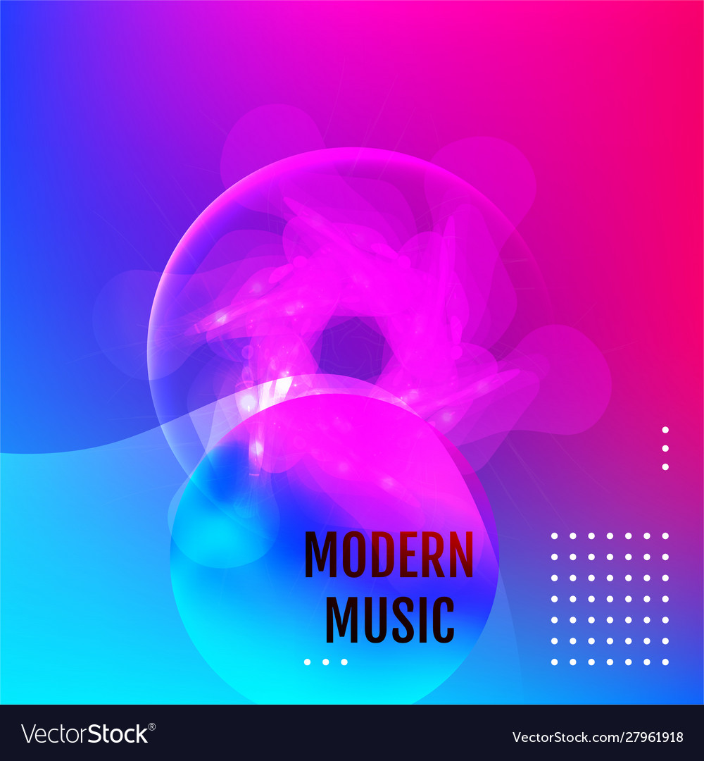 Modern colored abstract background gradient mesh Vector Image