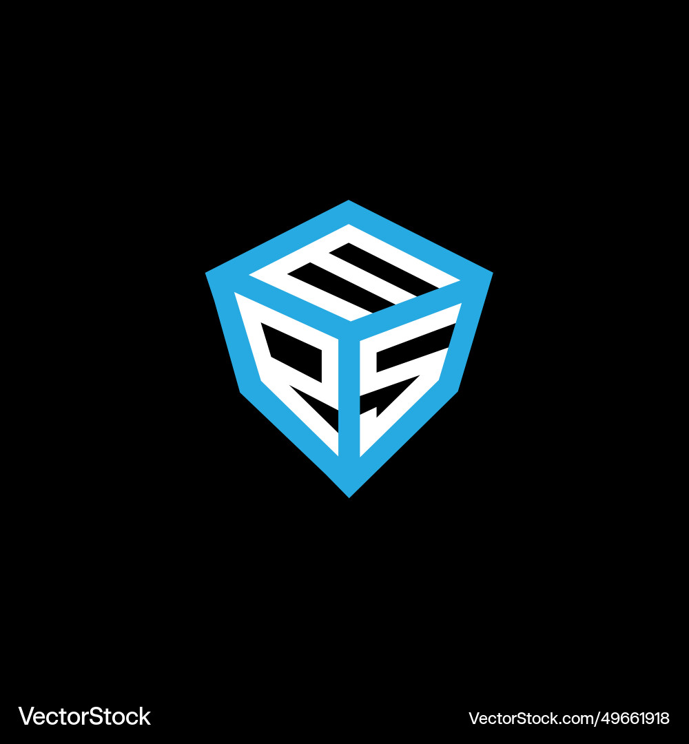 Mps letter logo design simple and modern Vector Image