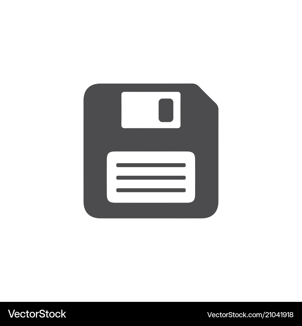 Save icon for web business finance Royalty Free Vector Image