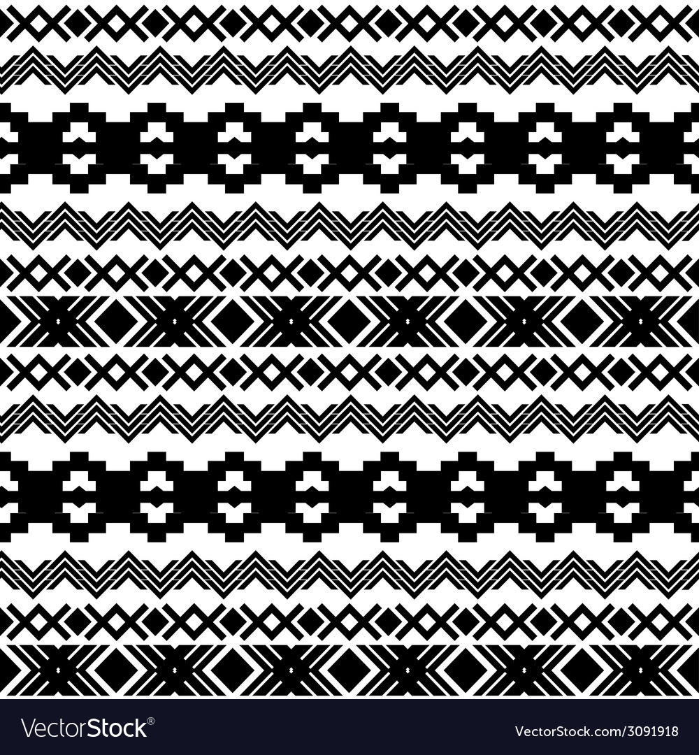 Seamless aztec pattern Royalty Free Vector Image