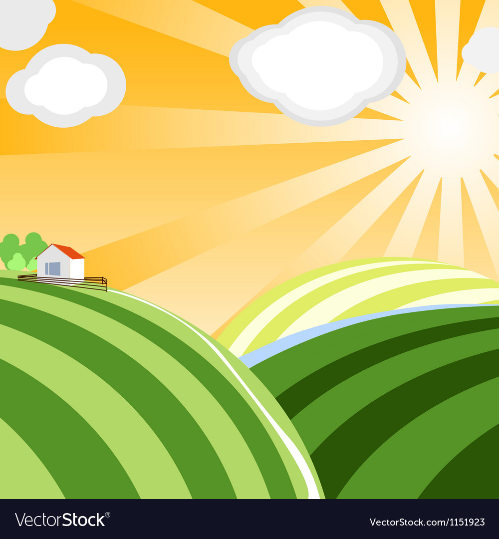 Landscape Royalty Free Vector Image - VectorStock