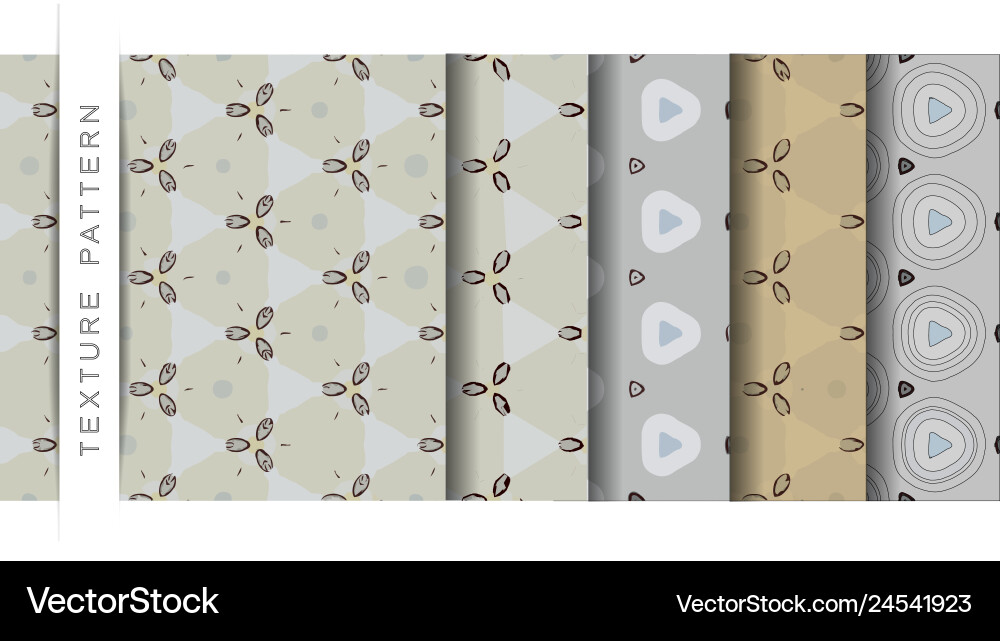 Set of the abstract pattern wallpaper back Vector Image