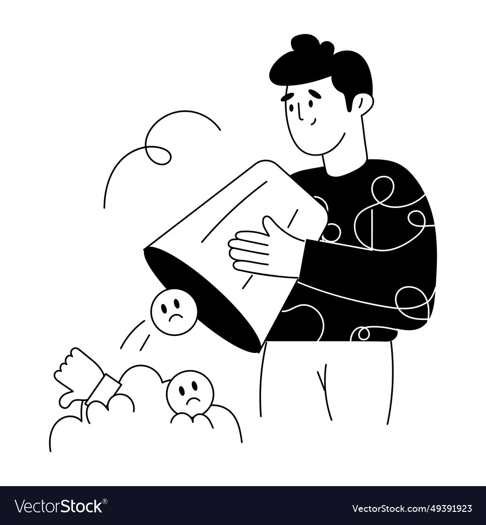 Think positively Royalty Free Vector Image - VectorStock Think positively Royalty Free Vector Image - VectorStock